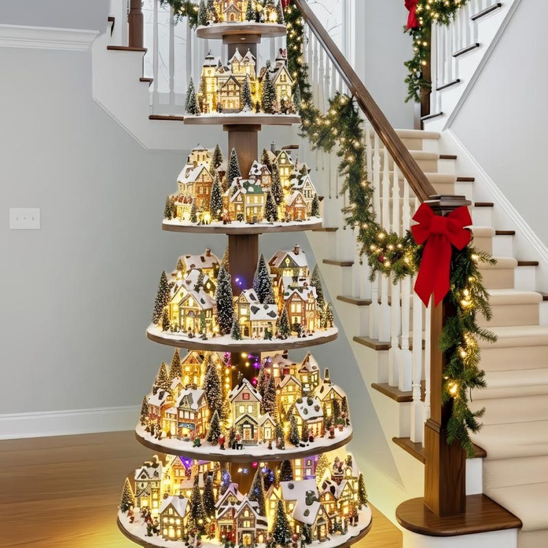 Tree Wooden Library - Etsy