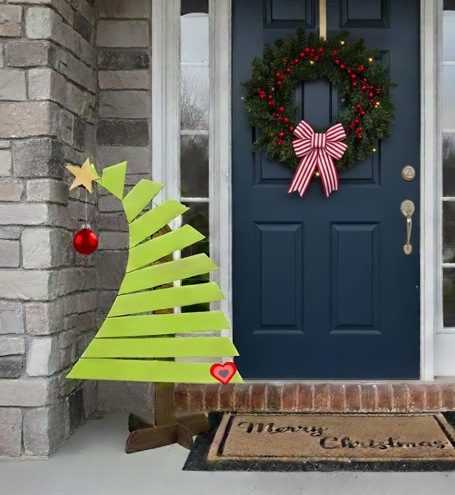 Easy DIY Curved Leaning Christmas Tree and Stand - Blueprint Design ...