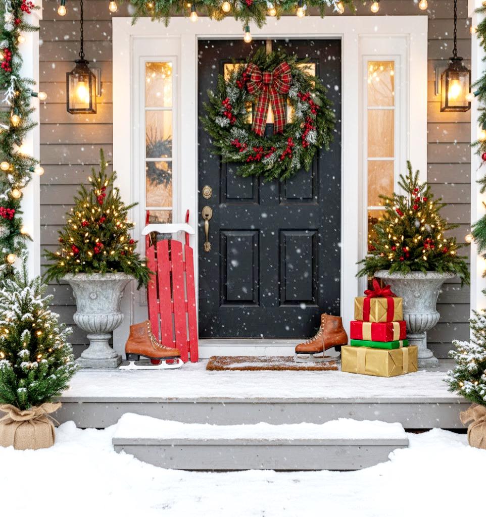 Easy DIY 4.5 Ft Wooden Sled Blueprint Design Plans: Christmas Holiday ...