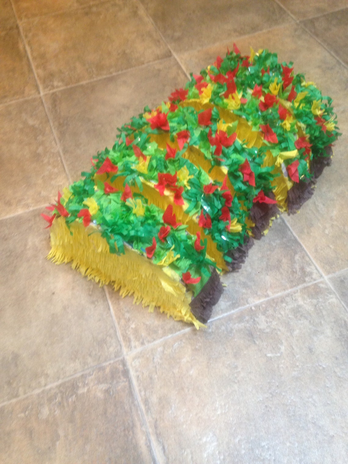 Mini Taco Jumbo Size - Foot Long Mini Taco Pinata Decoration Gift ...