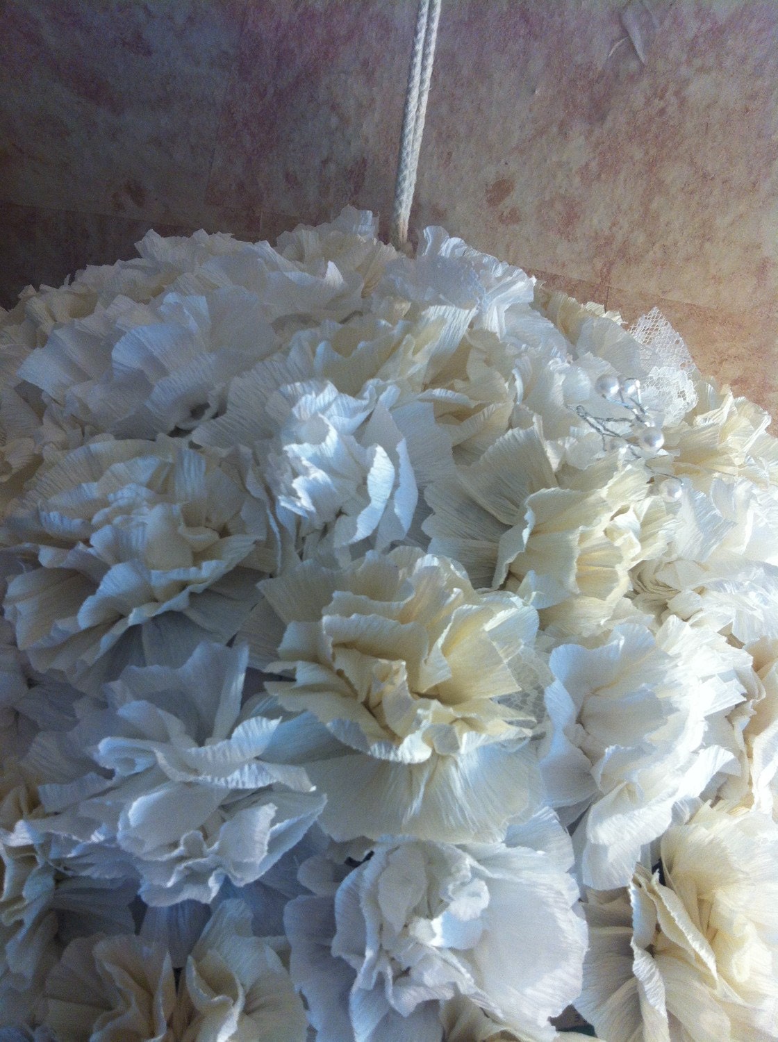 Wedding Pinata Wedding Flower Ball Pinata Guest Book | Etsy