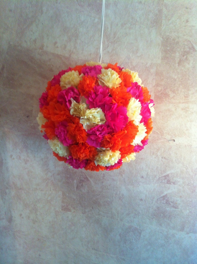 Flowerball Pinata Tropical Flower luau Pinata Wedding - Etsy