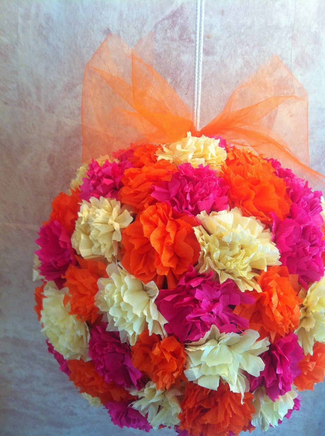 Flowerball Pinata Tropical Flower luau Pinata Wedding - Etsy