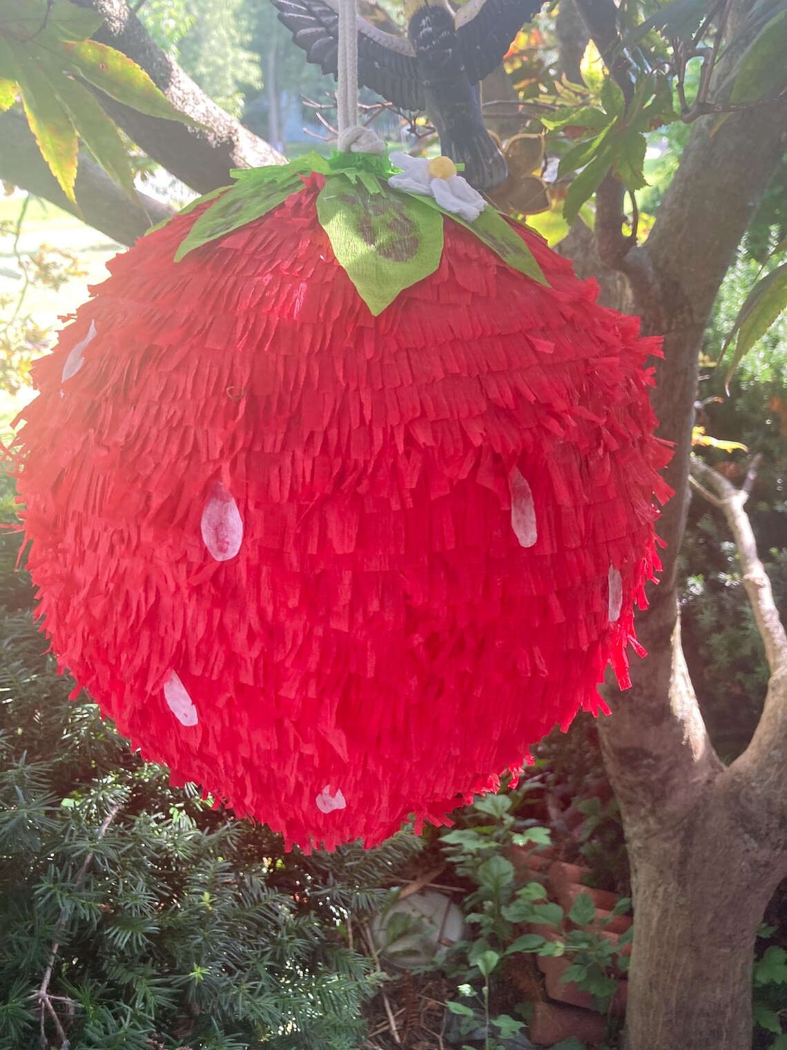 Strawberry Piñata- Small Fruit Piñata- Other Sizes by Request ...