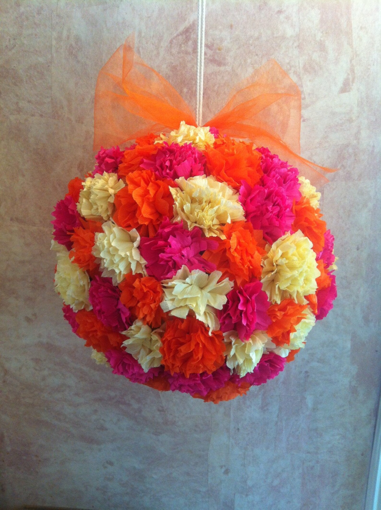 Flowerball Pinata Tropical Flower luau Pinata Wedding - Etsy