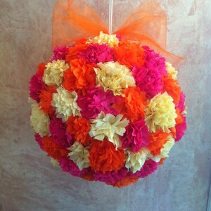 Flowerball Pinata - Tropical Flower -luau Pinata- Wedding Pinata ...