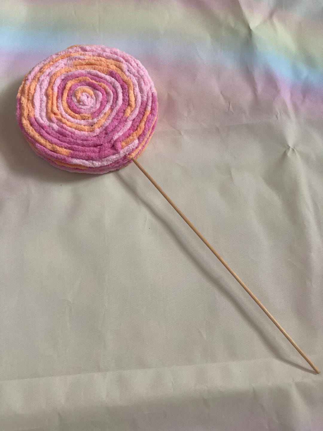 Swirl Lollipop Stick - Faux Yarn Lollipop - Made to Order - Custom ...