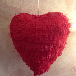 15” Red Heart Pinata - Valentine's Day Pinata - Heart Pinata - Weddings ...