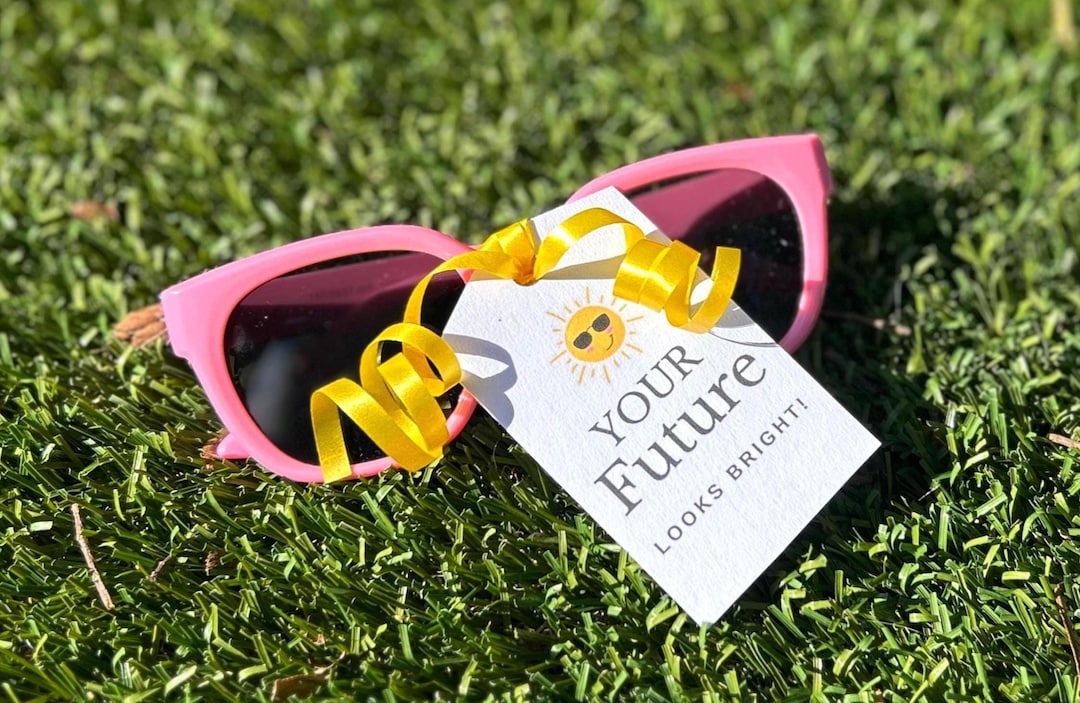 End of Year Student Gift Tag: Sunglasses, Bright Future (printable ...