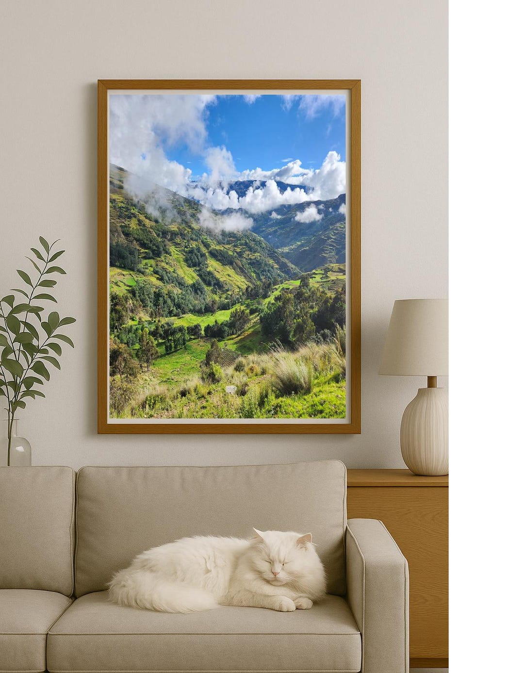 Peruvian Valley Landscape Photography - Huanuco Peru - Cloudy Mountain ...