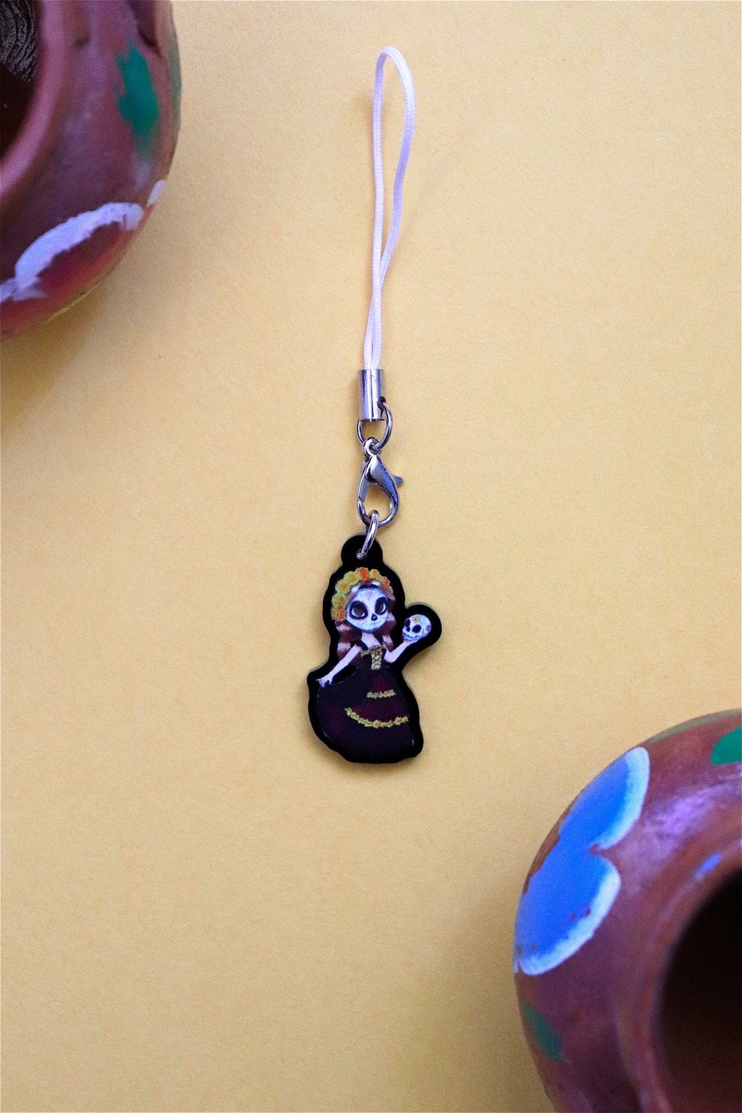 La Catrina Acrylic Charm - Etsy