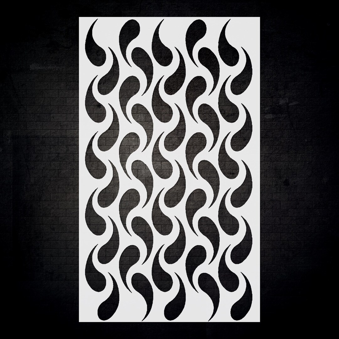Geometric Pattern Stencil for Crafting Home Décor - Versatile Art Tool ...