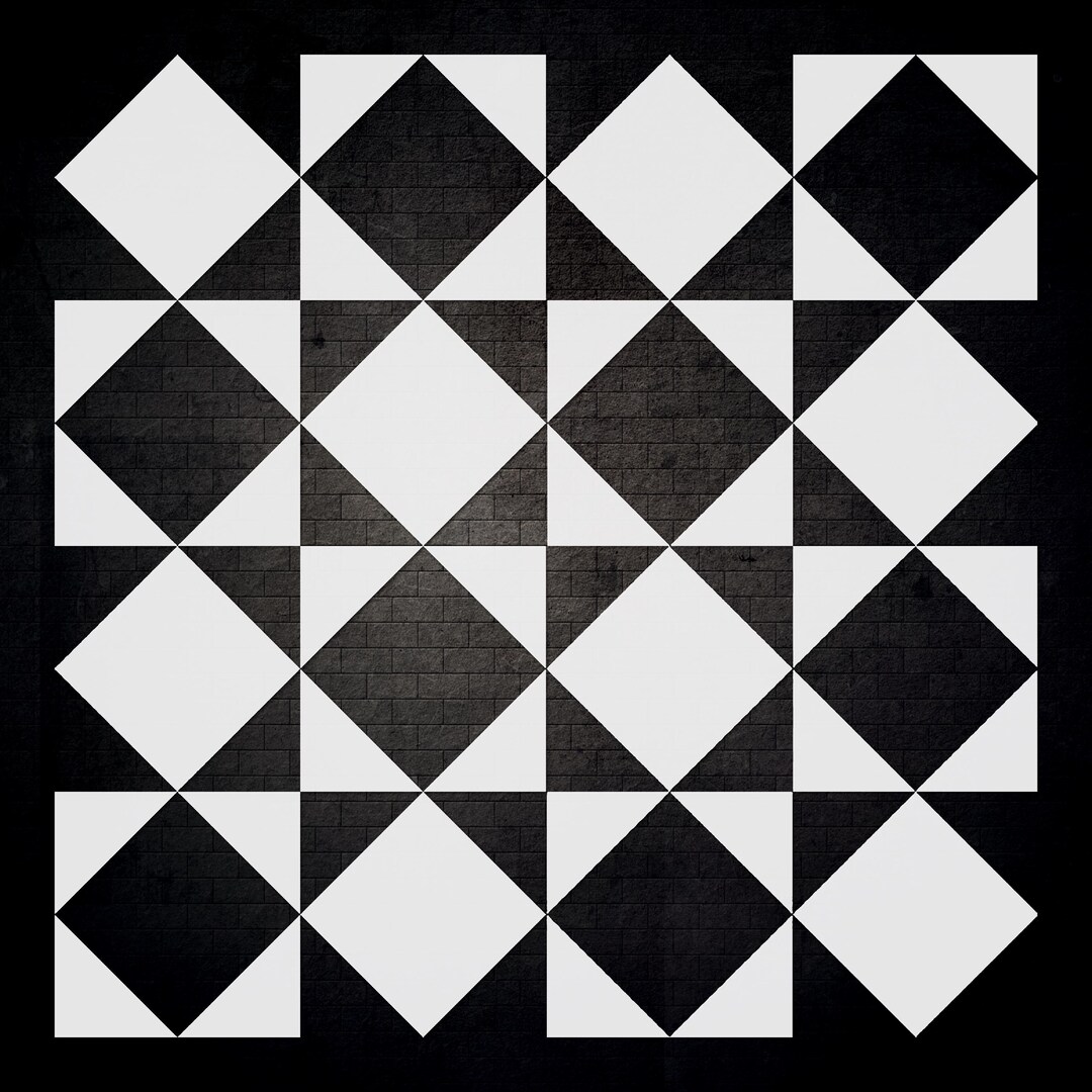 Modern Diamond Pattern Stencil | Geometric Decor, DIY Crafts, Wall Art ...