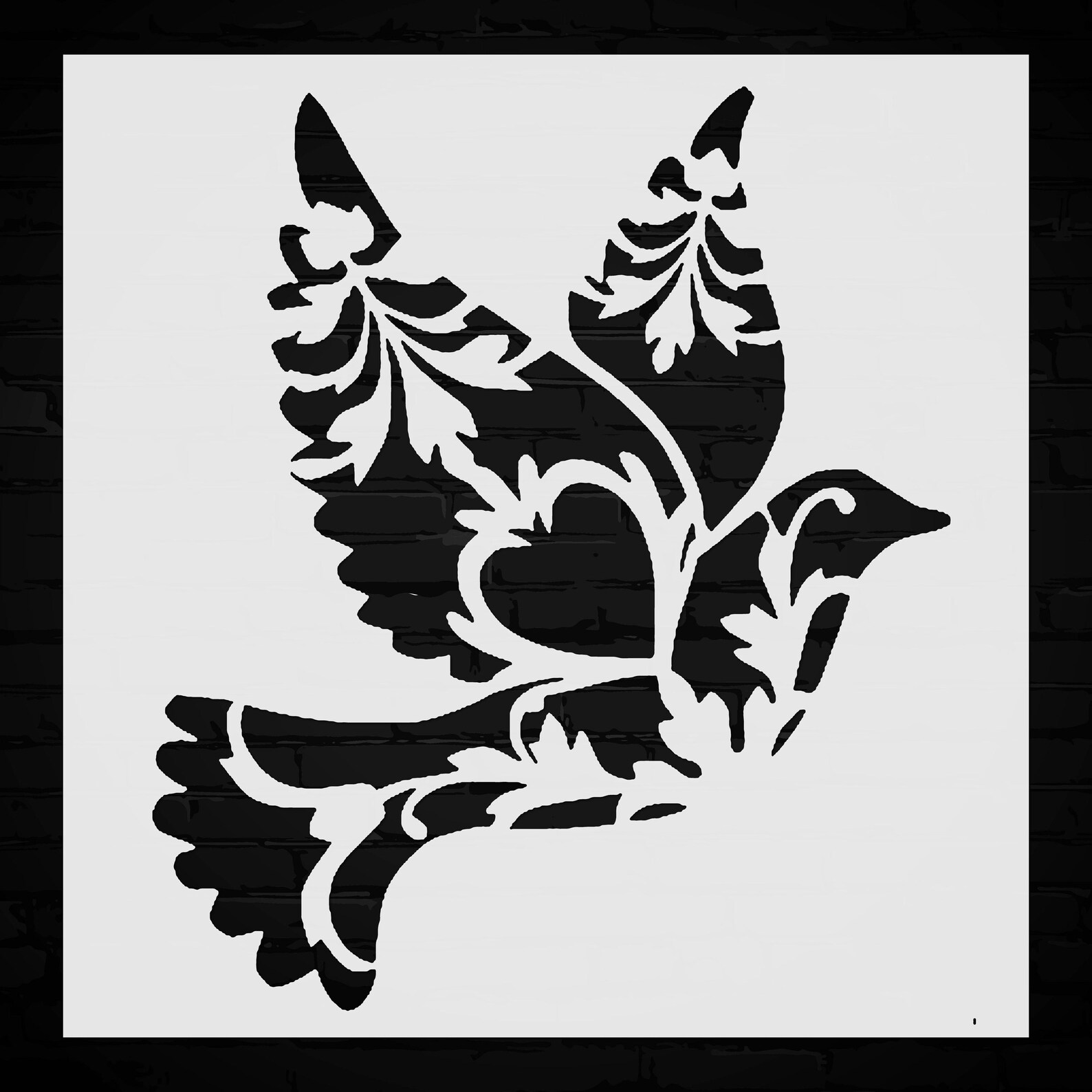 Love Dove Stencil, Decorative Art Pattern, Craft Design, DIY Projects ...