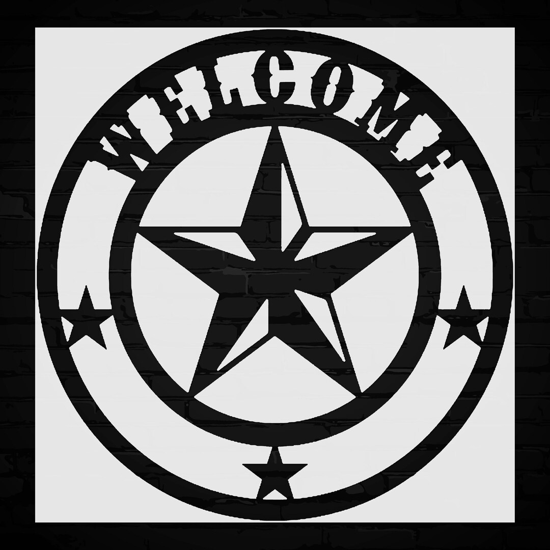 Reusable Morning Star Stencil Template for Wall Art Nursery Decor ...