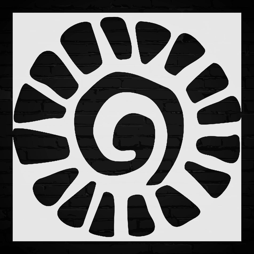 African Tribal Pattern Stencil Template Reusable - Unique Decor Design ...