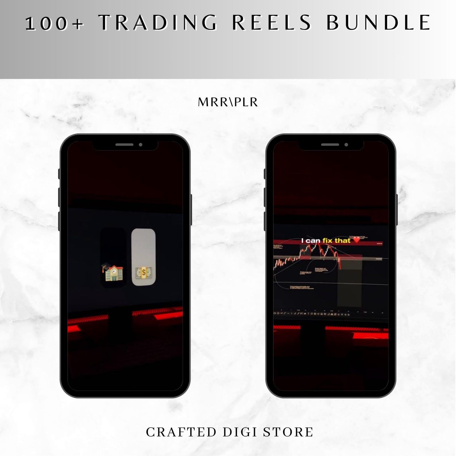 100+ Finance Trading Reels Bundle, MRR PLR (digital Download) - Etsy