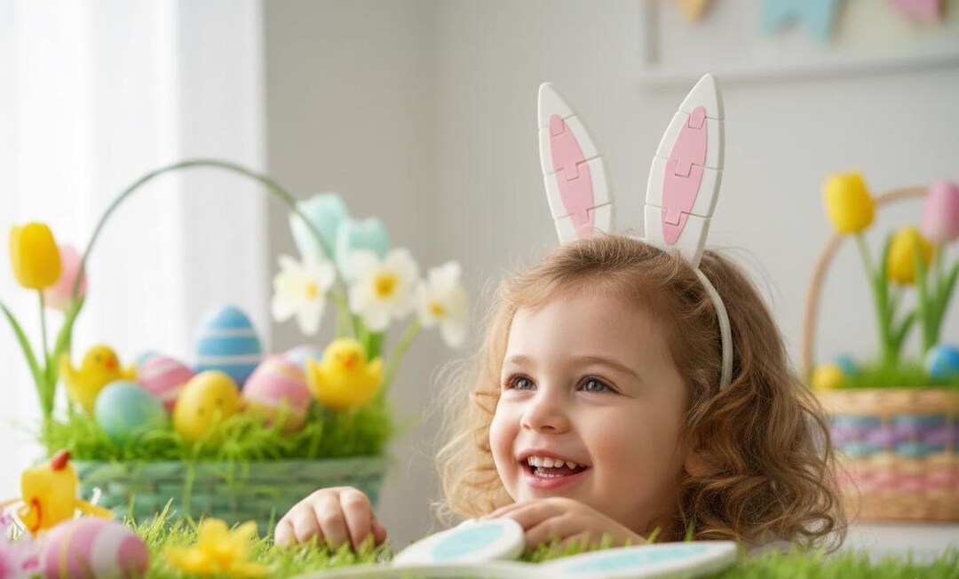 Easter Bunny Ears 3D STL File,wearable Articulated Headband, Easy 3D ...