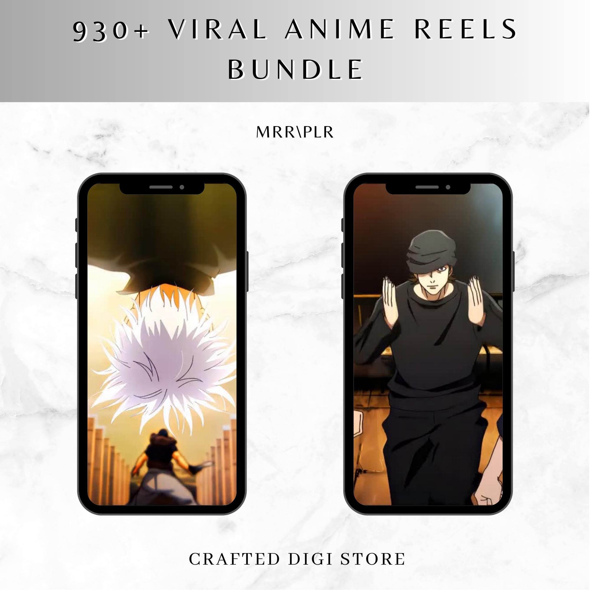 930+ Anime Reels Bundle, Viral Content (digital Download) - Etsy