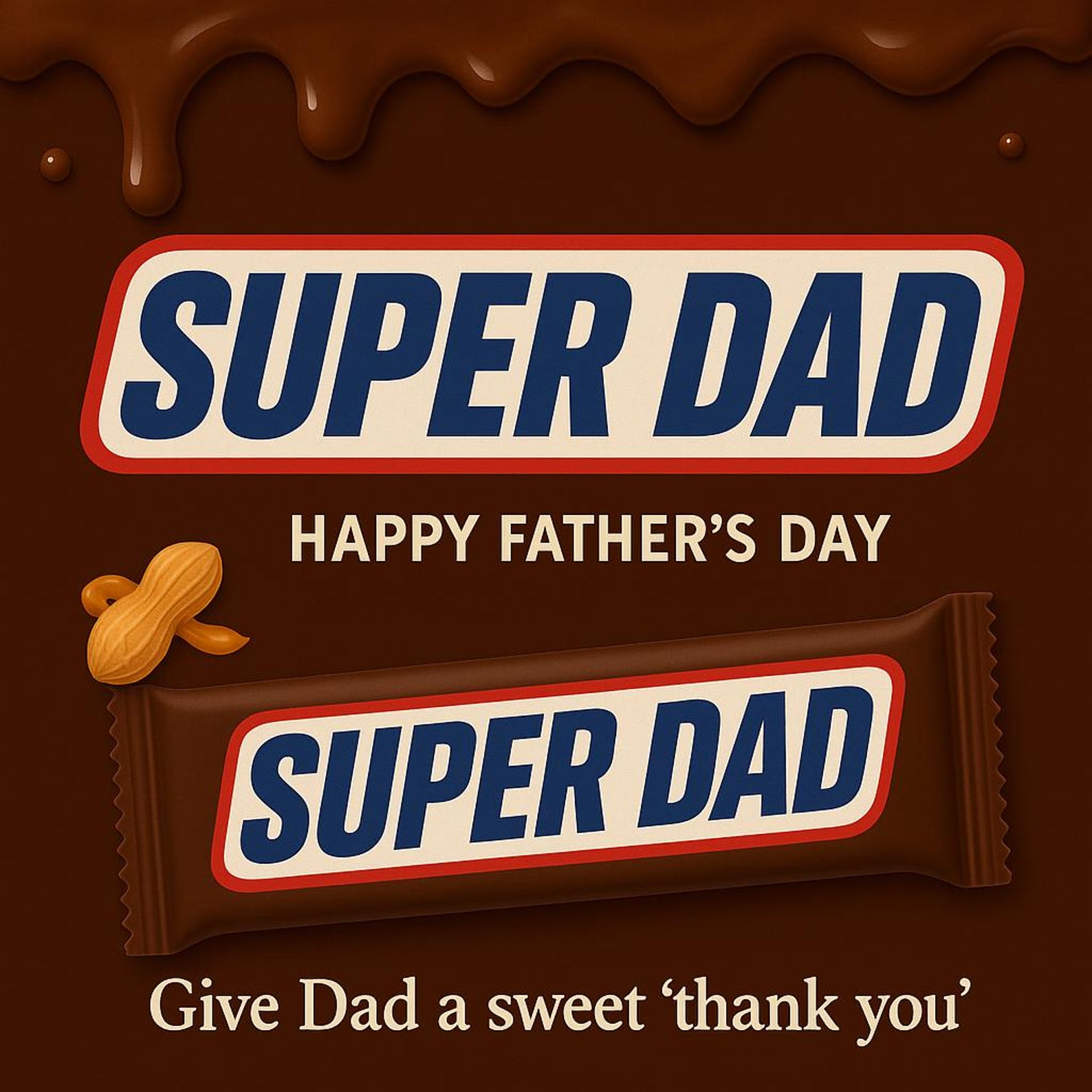 Super Dad Candy Bar Wrapper | Printable Father's Day Gift From Kids ...