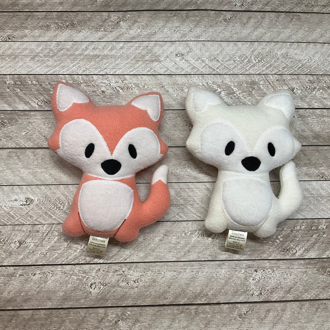 Arctic Fox Stuffie/ Fox Softie - Etsy