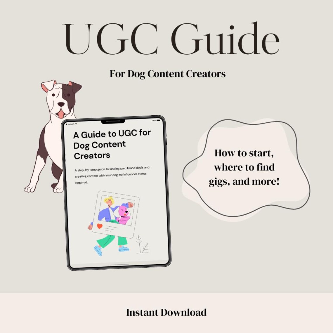 A Guide to UGC for Dog Content Creators | Dog Influencer Guide to UGC ...