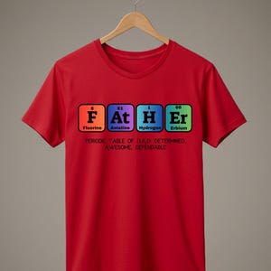 Father Element Shirt, Periodic Table Dad Shirt, Best Dad T-shirt ...