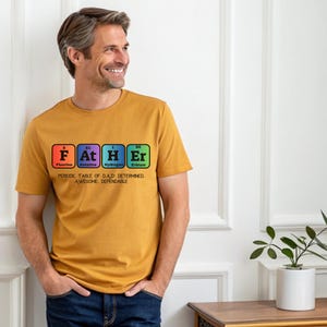 Father Element Shirt, Periodic Table Dad Shirt, Best Dad T-shirt ...