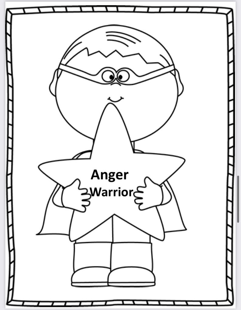 Counseling and Guidance Story and Activities on Anger Control - Etsy