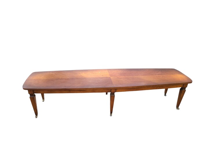 Vintage Mid-century Modern Long Coffee Table – 72” X 19” – Sleek Wood ...