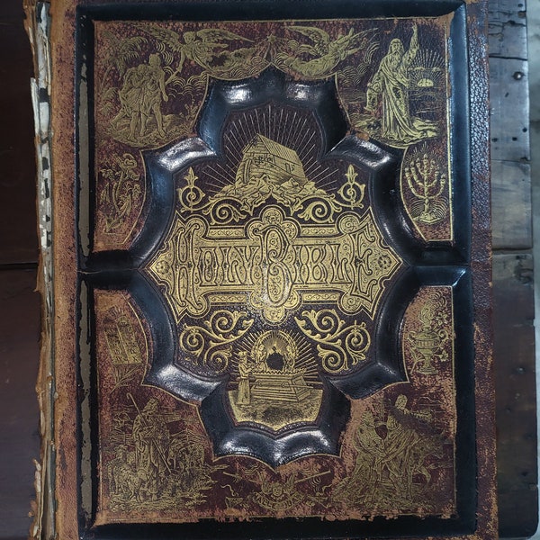 Antique Bible - Etsy