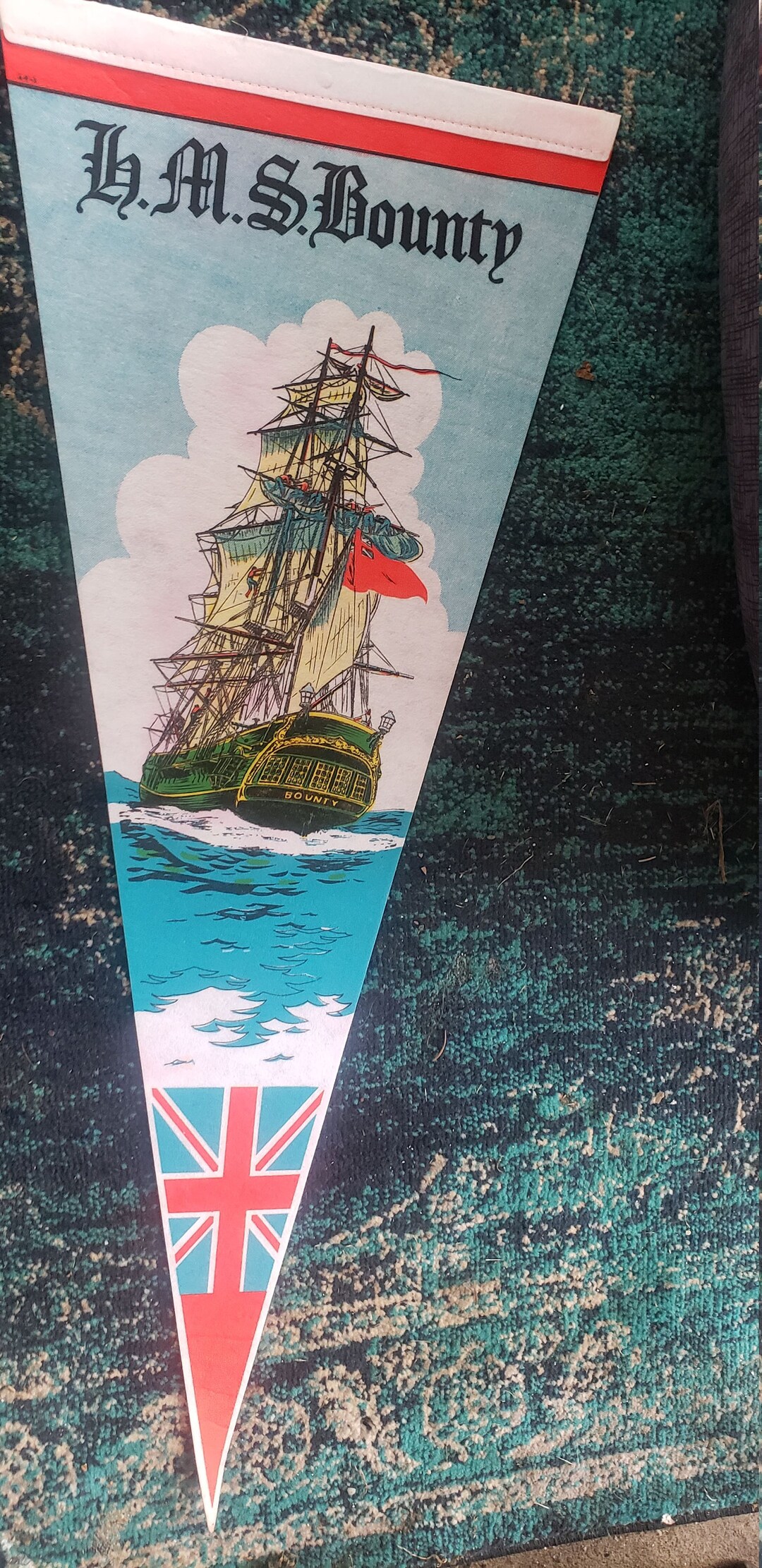 LMS Bounty Ship Pennant: Vintage Boat Flag - Etsy