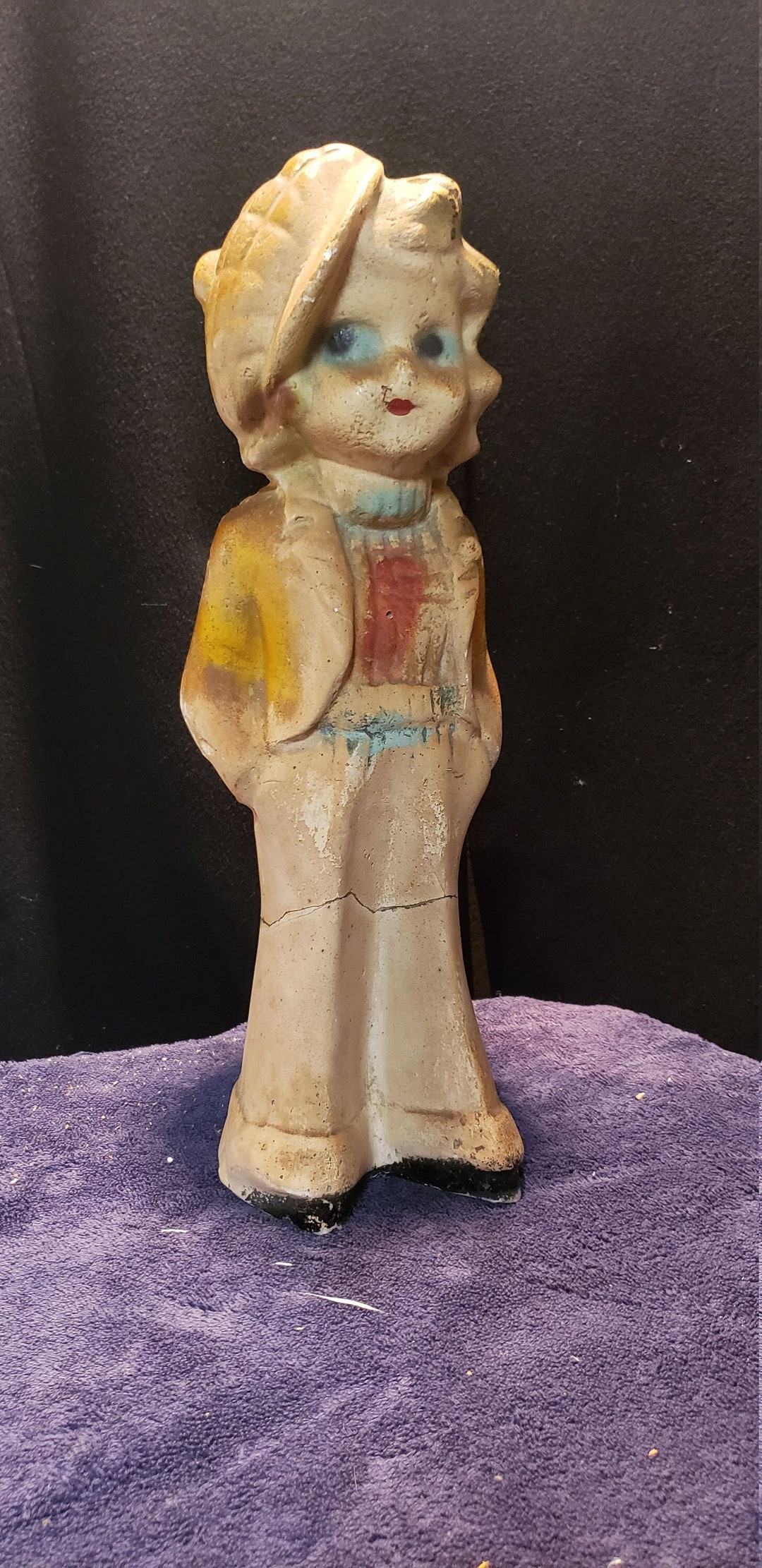 Apache Babe, Chalkware Girl, Pinup Girl, Chalkware, Chalkware Statue ...