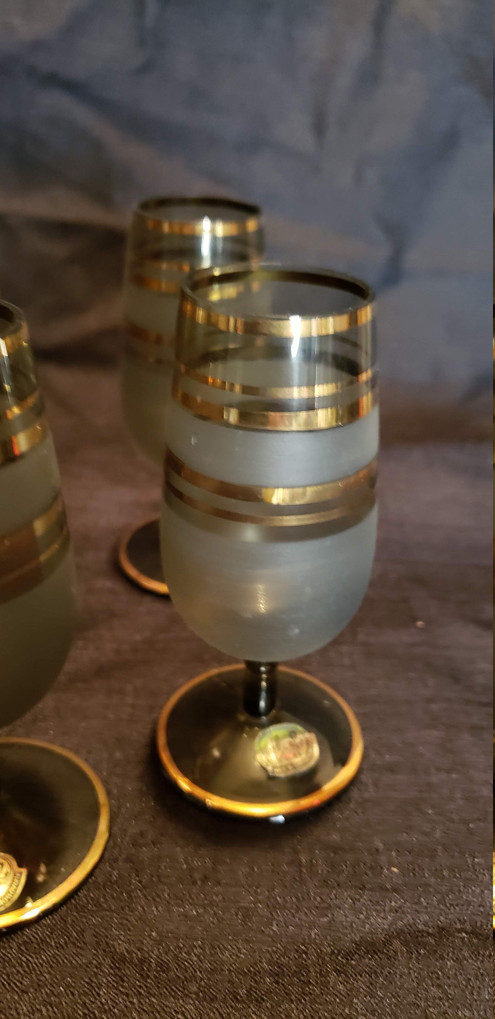 Bohemia Glass Glass Decanter Midcentury Decanter Bohemia - Etsy