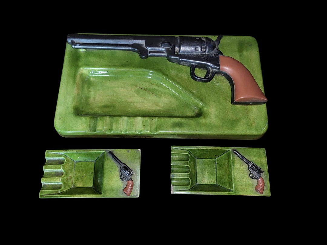 Vintage Revolver Ash Tray, Western Ash Tray, Cowboy Ash Tray - Etsy