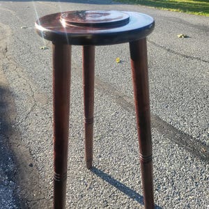 Midcentury Salad Bowl Stand, Wood Plant Stand, Rose Wood Stand - Etsy