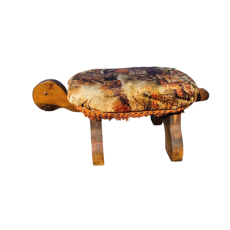 Carved Wood Stool - Etsy