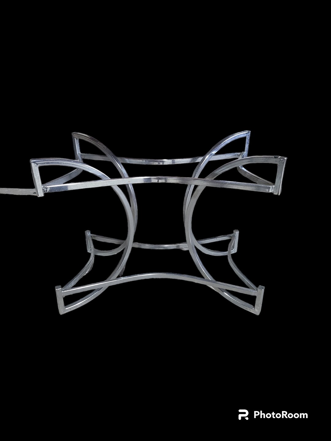 Chrome Table Base, Mcm Table Base Silver Table Base - Etsy