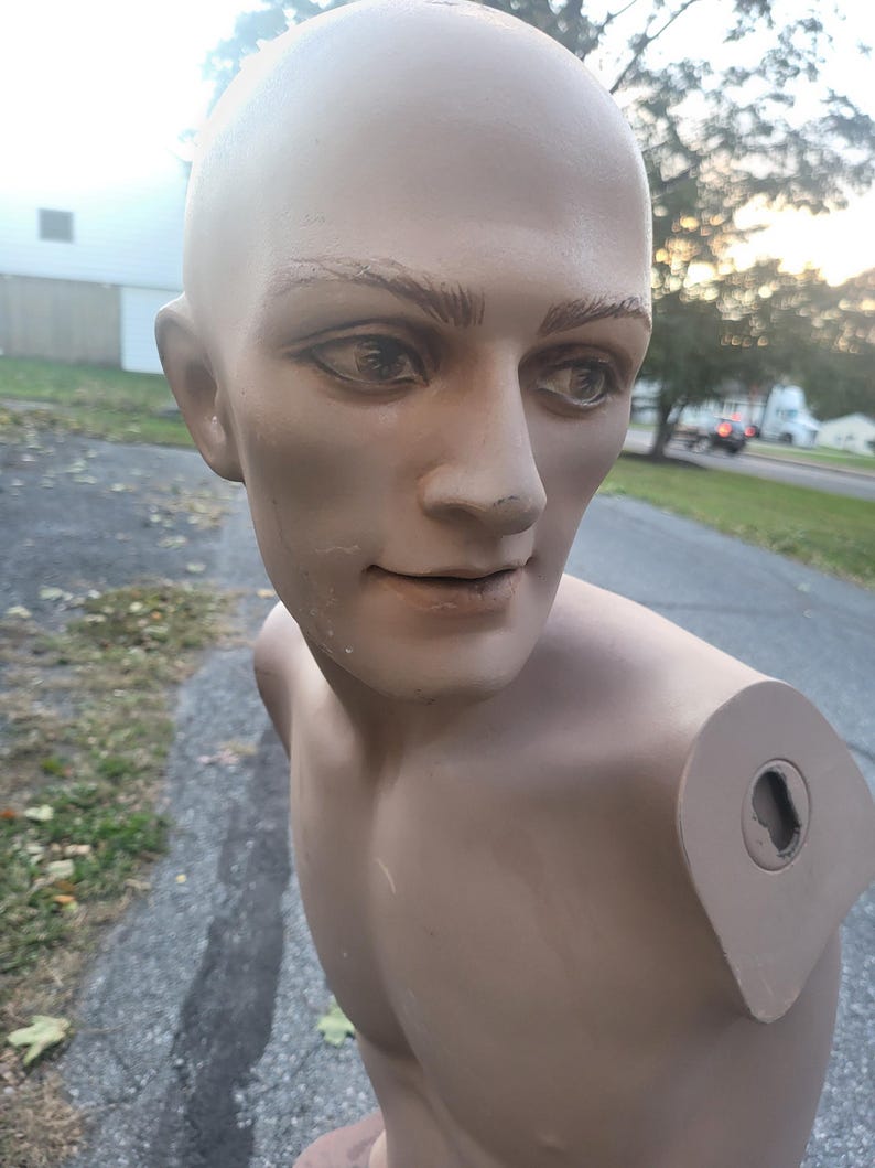 Vintage Male Torso Mannequin: 80s Vogue Decor, 27-inch - Etsy