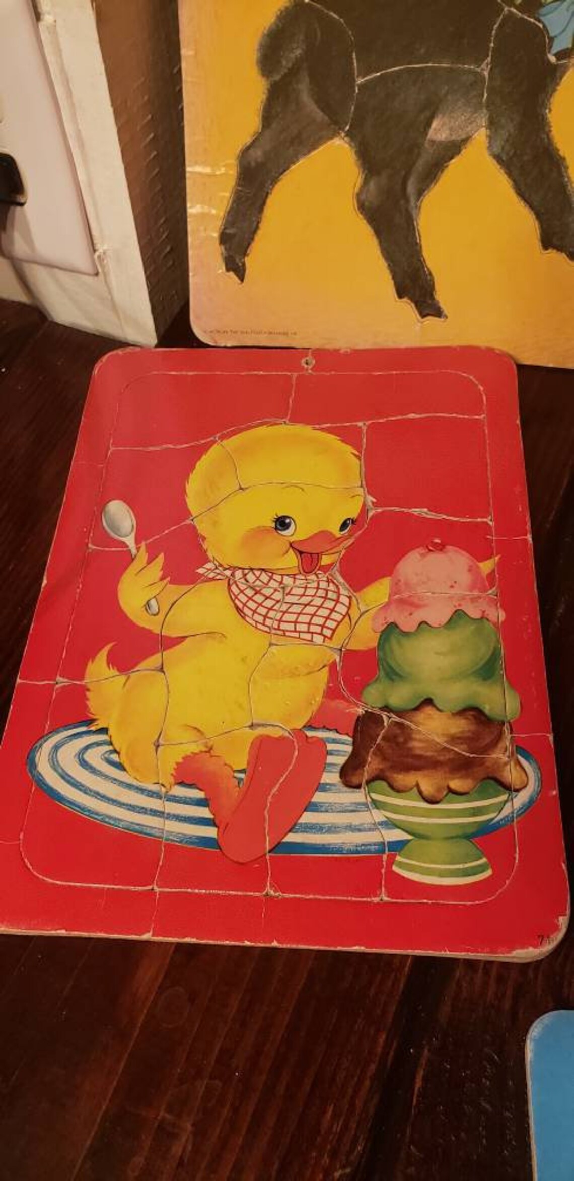 Mother goose puzzle puzzles nursery rhyme puzzle vintage | Etsy