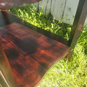 Art Deco Table, Cobalt Blue Table, Vintage Table, Sho Shugi Ban, Side ...