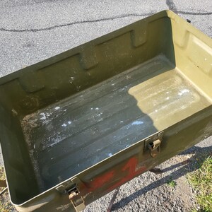 Metal Military Storage Box, Metal Storage Box, Metal Army Box, Camping ...