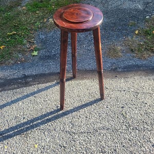 Midcentury Salad Bowl Stand, Wood Plant Stand, Rose Wood Stand - Etsy