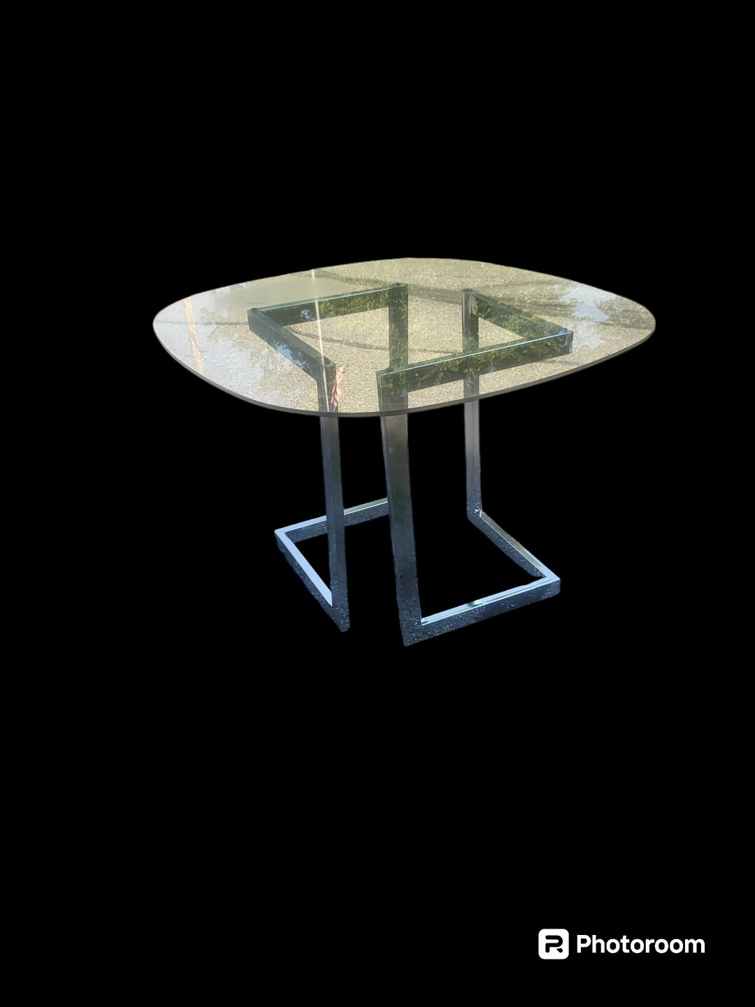 Midcentury Chrome Dining Table, Mcm Glass Table, Midcentury Glass Table ...