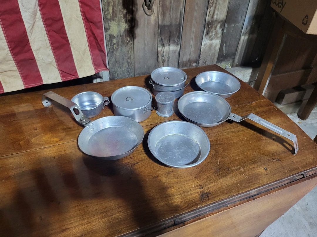 Aluminum Camping Pan Set: Vintage Boy Scout Cookware - Etsy
