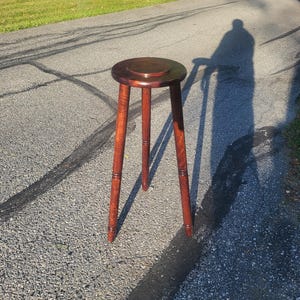 Midcentury Salad Bowl Stand, Wood Plant Stand, Rose Wood Stand - Etsy