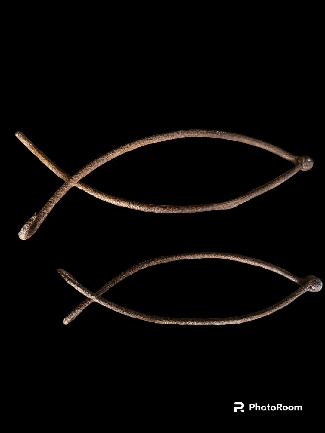 Rustic Kettle Holder Hooks: Farmhouse Cauldron Decor, PA Estate Find - Etsy