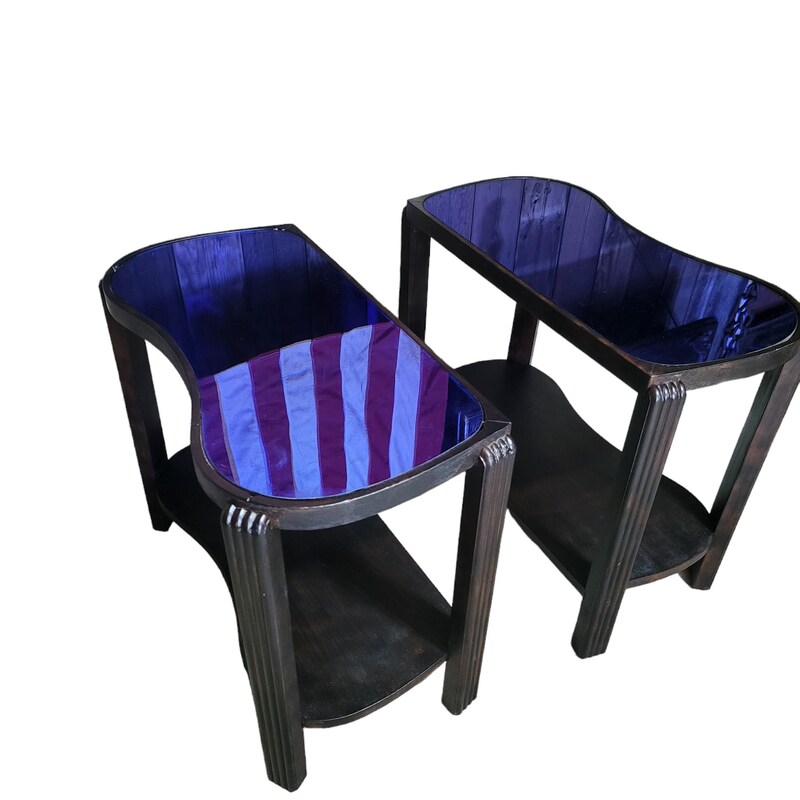 Cobalt Blue Art Deco - Etsy