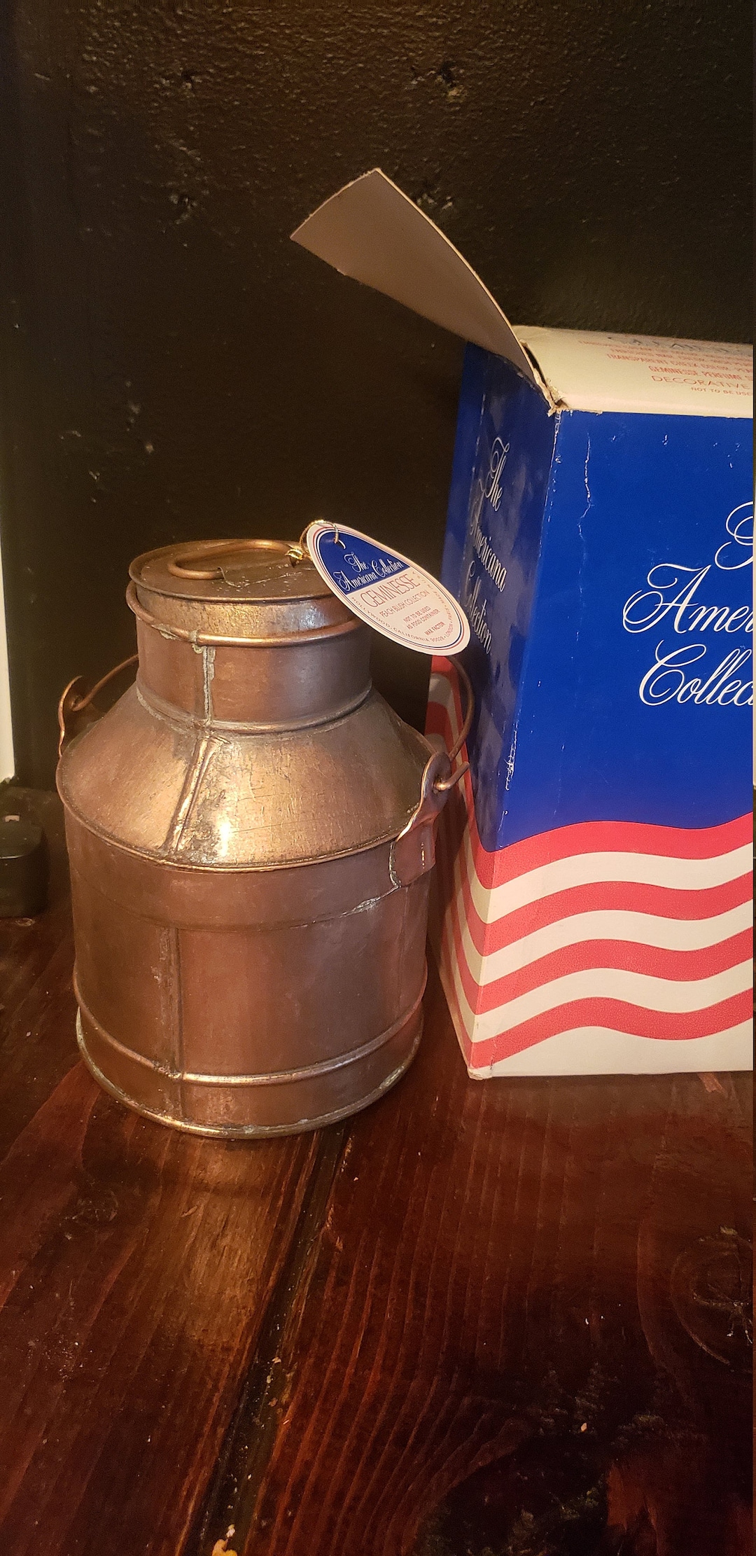 Decorative Pail, Metal Pail, Metal Milk Can, Geminesse, Vintage Metal ...