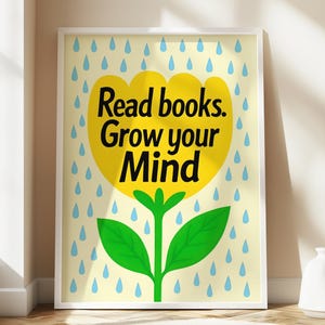Classroom Poster, Read Books, Digital Download, Educational Poster ...